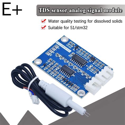 Tds 傳感器模塊溶解固體模擬信號可溶性固體水質檢測 Ds18b20 Arduino 51stm32 溫度 蝦皮購物