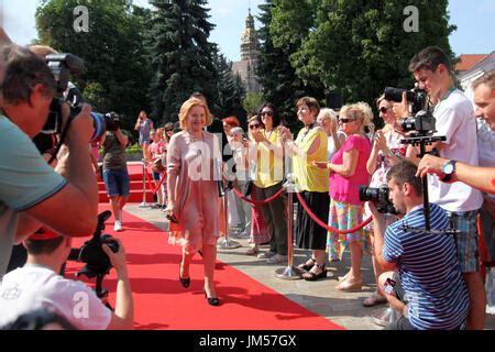 Slovak Actress And Politician Magda Vášáryová With The Actors Mission