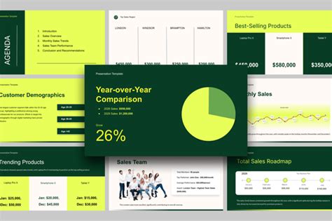 Sales Data Powerpoint Presentation Template Incl Revenuegrowth