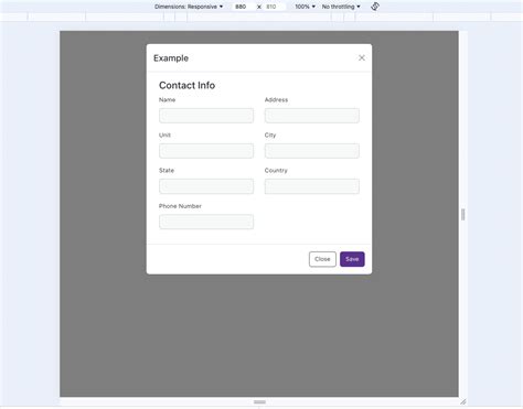 dynamically generate responsive form fields in react