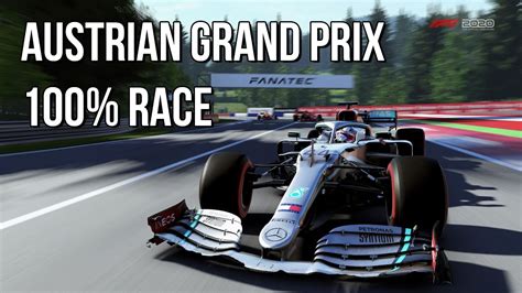 F1 2020 Gameplay Austria 100 Race As Lewis Hamilton Youtube
