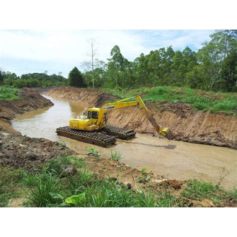 Jual RENTAL Amfibi Excavator Swamp Beko Rawa Rawa Oleh PT ULTRATREX