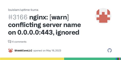 Nginx Warn Conflicting Server Name On 0000443 Ignored · Issue