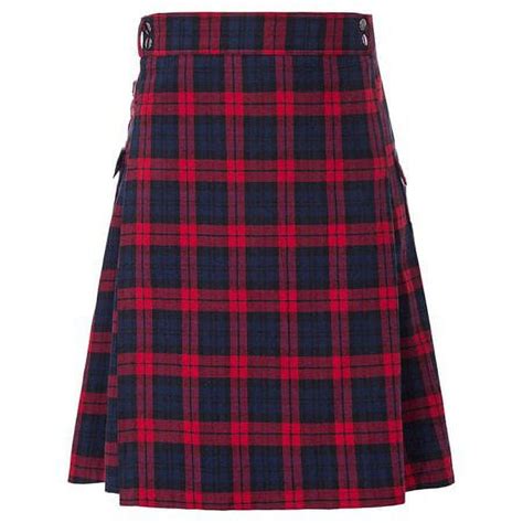 5 Yard Men Scottish Kilts Highland Casual Kilt 4 Colors Pocket Pleated
