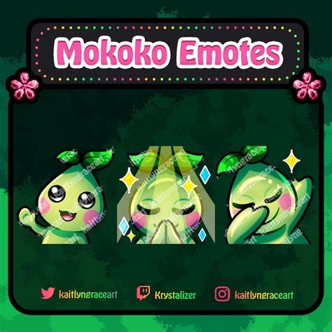 Mokoko Are Lost Emote Emotes Etsy