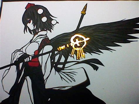 切り絵（東方） 射命丸 文 Kohei さんのイラスト ニコニコ静画 イラスト
