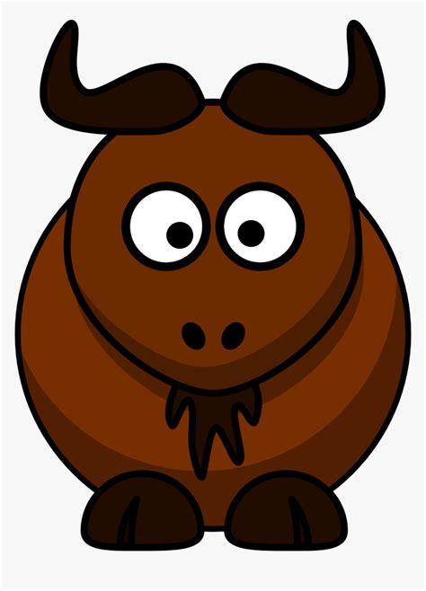 Cartoon Gnu Hd Png Download Kindpng