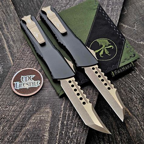 Microtech Combat Troodon Set 219 13setdcs Death Card Hellhound