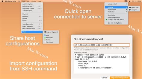 Ssh Config Editor Mac破解版 Ssh Config Editor Pro For Macssh配置文件管理器 Macw下载站