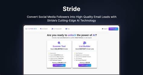 stride ai powered email list building platform effortlessly generate