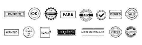 Premium Vector Stamps Frame Vector Label Sign Grunge Illustration