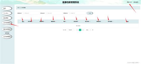 基于springboot的医院患者档案管理系统患者管理系统 Csdn博客