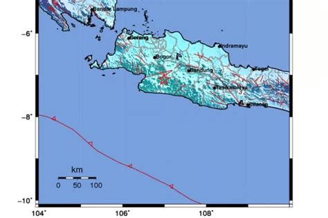 Update Gempa Sukabumi Lokasi Gempa Terpusat Di Darat Ini Daerah