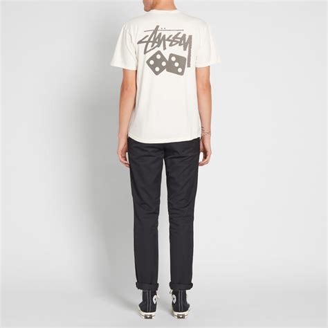 Stussy Pigment Dyed Dice Tee Natural End Kr
