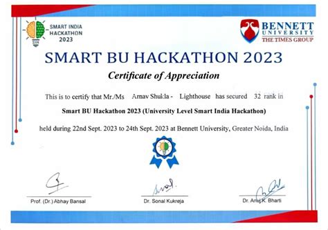 arnav shukla on linkedin bennettuniversity smartindiahackathon2023 hackathon code growth…