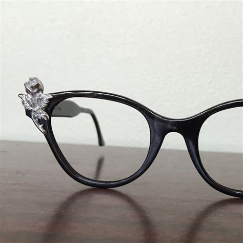 Rhinestone Eyeglass Frames Etsy