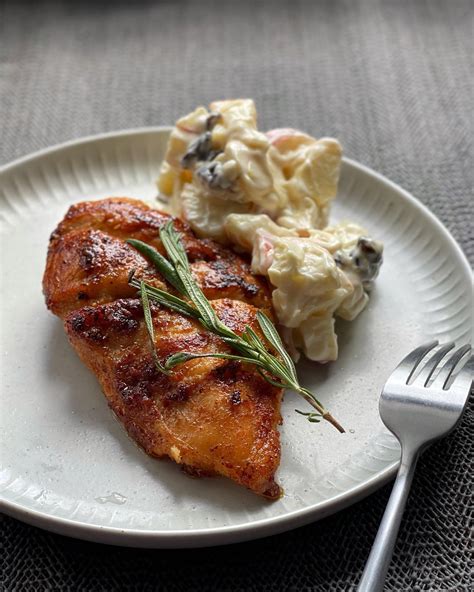 Pan Roasted Chicken With Apple Slaw
