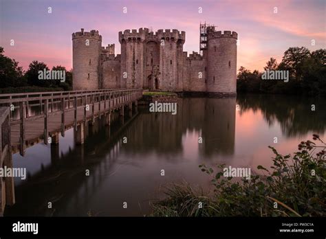 Bodiam Castle A 14th Century Moated Castle Near Robertsbridge In East