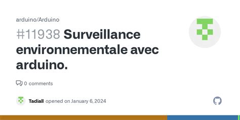 Surveillance Environnementale Avec Arduino · Issue 11938 · Arduino