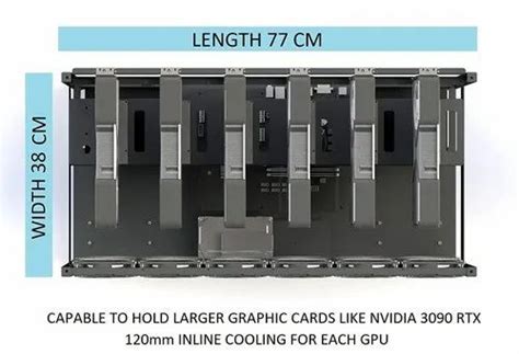 Mining Rig Steel Aluminum MS Frame With Dual SMPS 6X GPU With Cooling At 13600 Mumbai