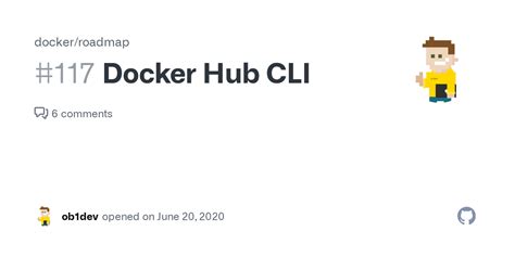 Docker Hub Cli · Issue 117 · Dockerroadmap · Github
