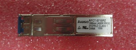 Avago 1 25gbps 10km 1300nm Duplex Sfp Transceiver Module Afct 5710pz