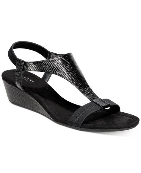 Alfani Womens Step N Flex Vacanzaa Wedge Sandals Created For Macys