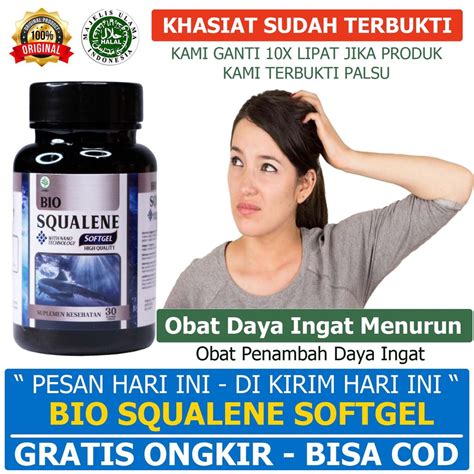 Jual Obat Penambah Daya Ingat Menurun Penguat Ingatan Suplemen Vitamin Anti Otak Lemot Alzheimer