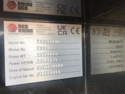 Used RED RHINO PLUS For Sale At TML Treadstone Machinery