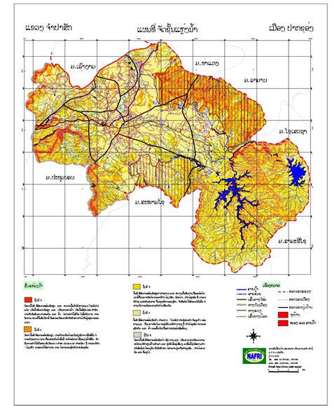 ແຜນທີ່ການພັດທະນາດ້ານກະສິກຳ ແຂວງຈຳປາສັກ ເມືອງປາກຊ່ອງ