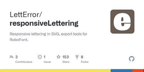 Github Letterrorresponsivelettering Responsive Lettering In Svg