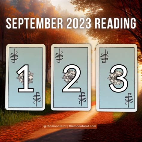 September 2023 Interactive Tarot Energy Reading The Moon Tarot