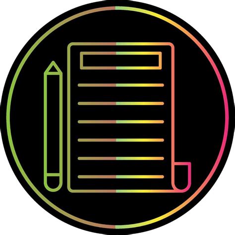 Write Line Gradient Due Color Icon 39426791 Vector Art At Vecteezy