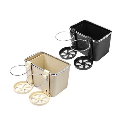 ที่วางแขนในรถยนต์ กล่องเก็บของ กล่องกระดาษทิชชู่ ที่เก็บของพร้อมที่วางแก้วสำหรับรถยนต์ Shopee