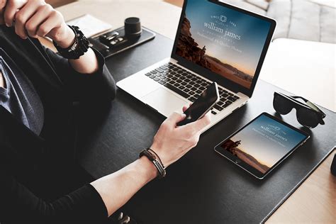 Free Mockup Web Design Ui Ux Site Behance