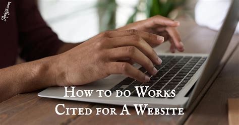 How To Do Works Cited For A Website MLA Format Citation For Websties