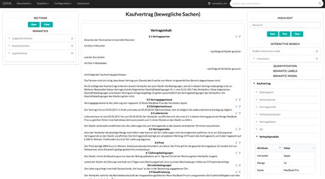 Sebis Tu München Semantic Analysis And Structuring Of Contracts