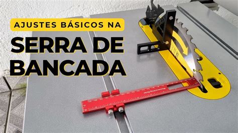 Como Ajustar Uma Serra De Bancada Vonder Scv Youtube