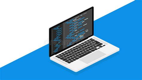 Cross Platform Software Coding Laptop Digital Learning Motion Graphics Stock Footage Video