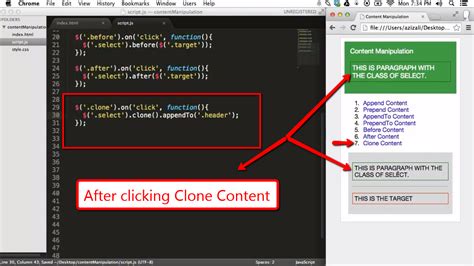Content Manipulation With Jquery Ilovecoding