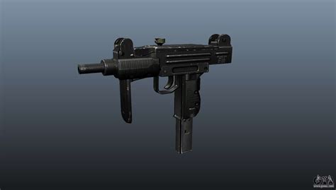 Submachine Gun Imi Mini Uzi For Gta 4