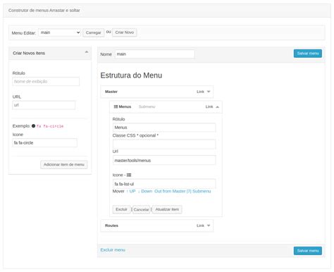 github marcelosenabr laravel menu manager gerenciar menu laravel