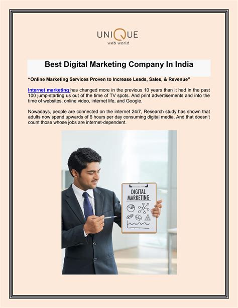 Best Digital Marketing Company In India By Unique Web Issuu