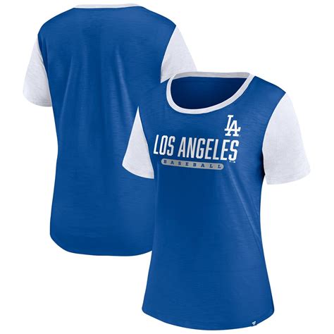 【楽天市場】【公式グッズ】mlb ドジャース Tシャツ Fanatics（ファナティクス） レディース ロイヤル Womens