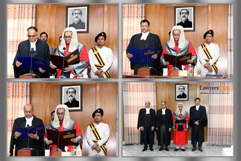 Lawyersclubbangladesh Com শপথ নিলেন আপিল বিভাগের নতুন ৩ বিচারপতি