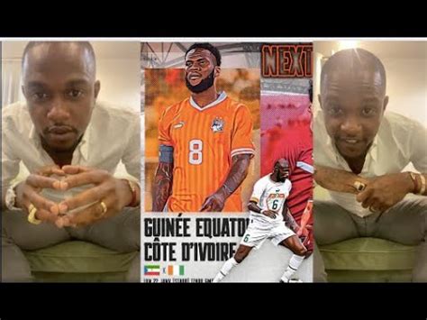 Match Cote d Ivoire Guinée la femme de David Eto o parle aux