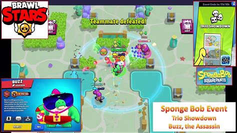Brawl Stars Spongebob Squarepants Event Trio Showdown With Buzz