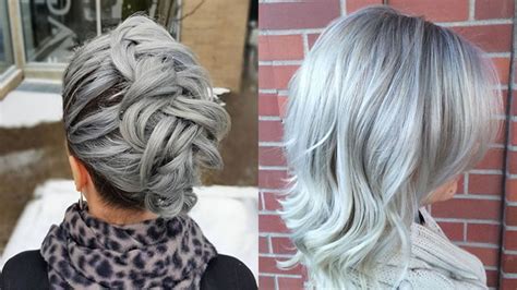 Grey Hair Trend 20 Glamorous Hairstyles For Women 2020 2021