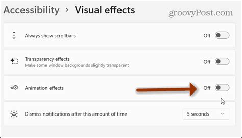 How To Disable Transparency And Animation On Windows 11