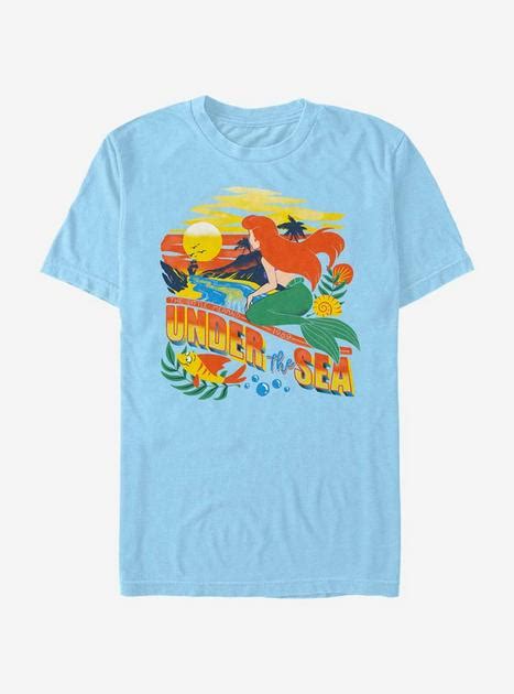 Disney The Little Mermaid Under The Sea T Shirt Blue Hot Topic